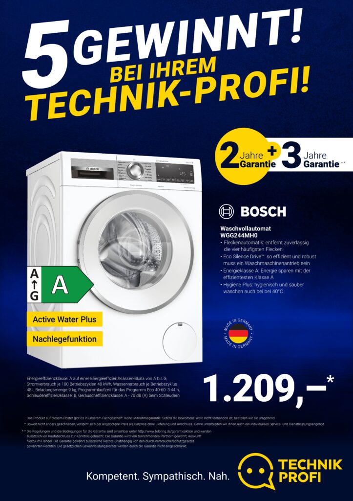Bosch Waschmaschine Garantie